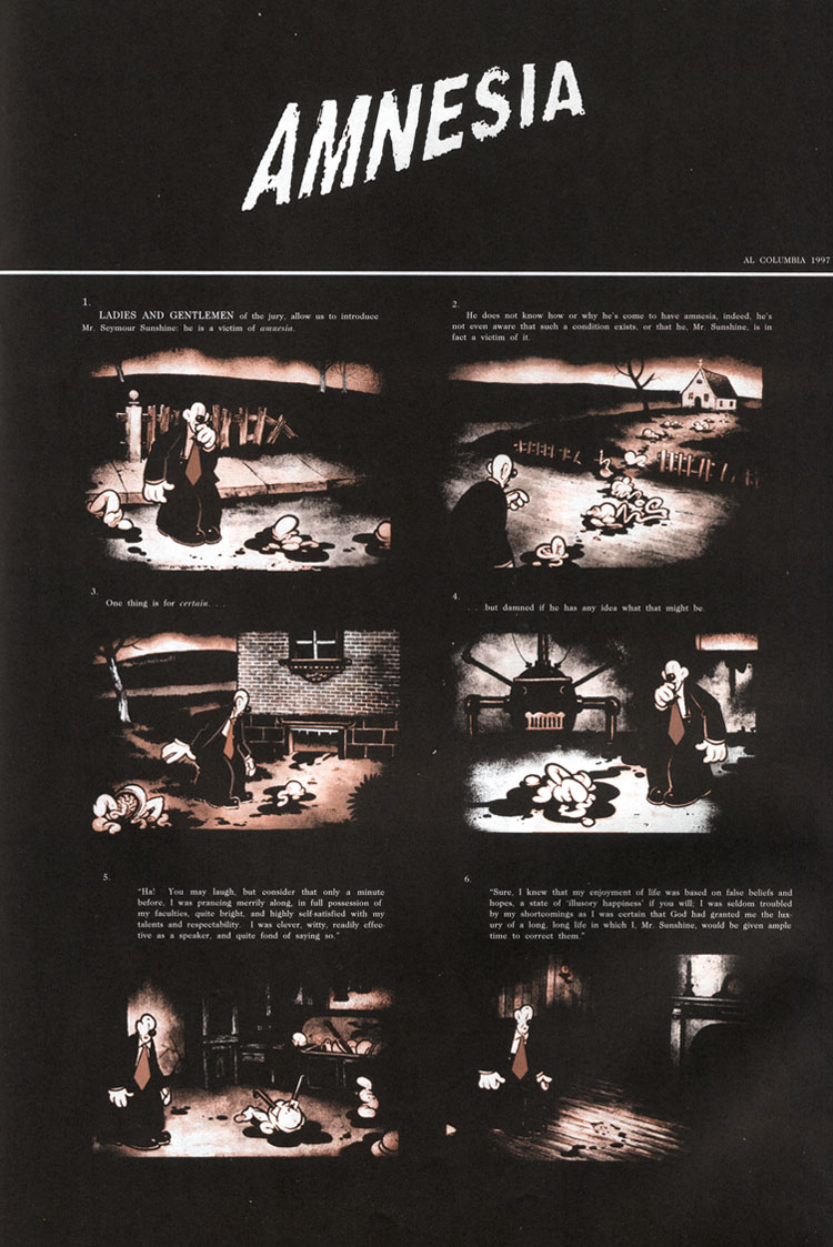 Al Columbia’s AMNESIA – Horror Illustrated
